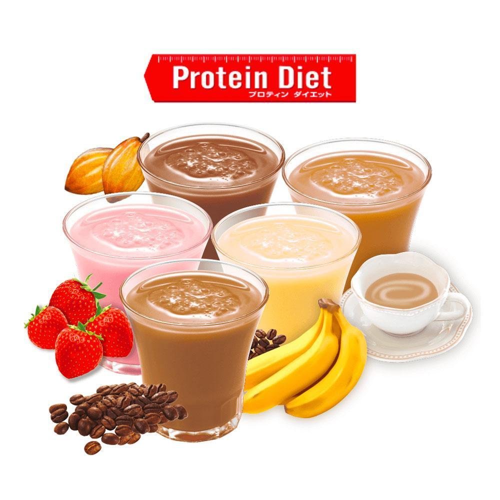 DHC Protein Diet Supplement Five Flavors Assortment 15 Bags – Japanese Taste