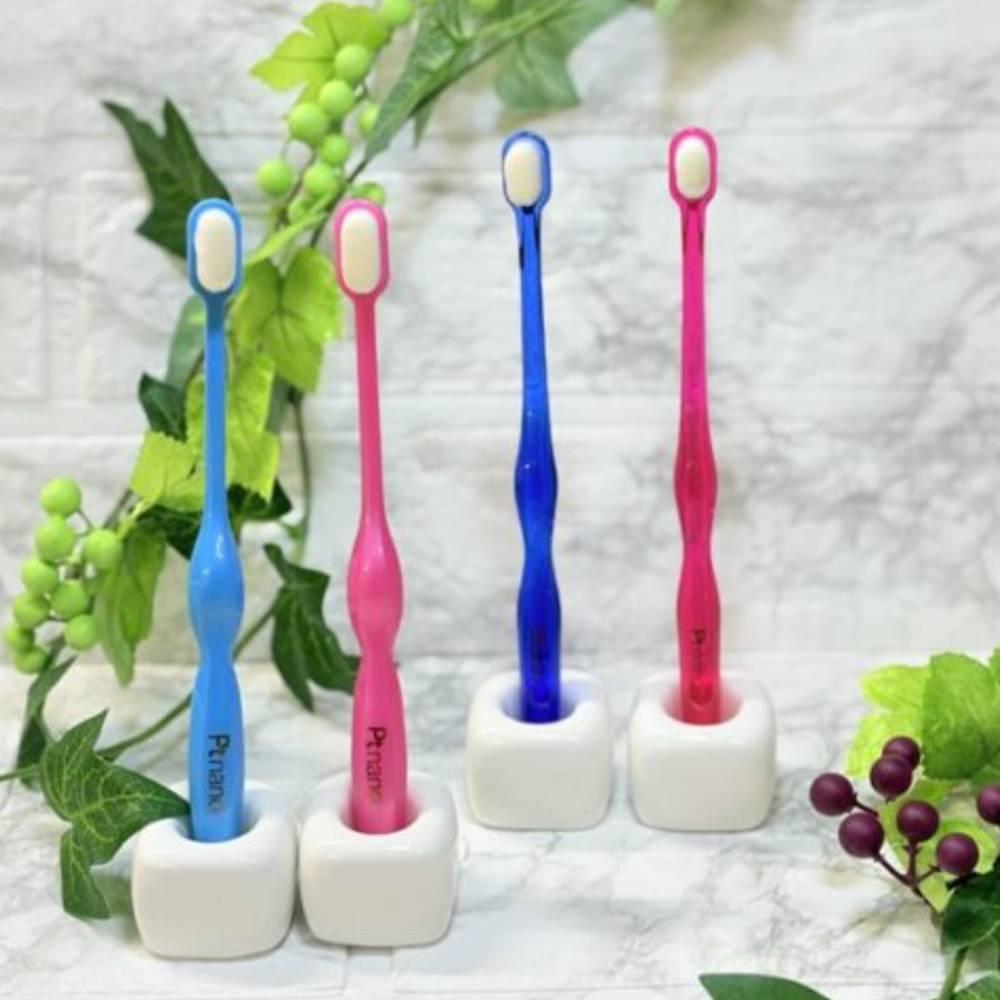 Ptnano Manmou Ultra Dense Soft Bristles Compact Head Toothbrush 18cm – Japanese Taste