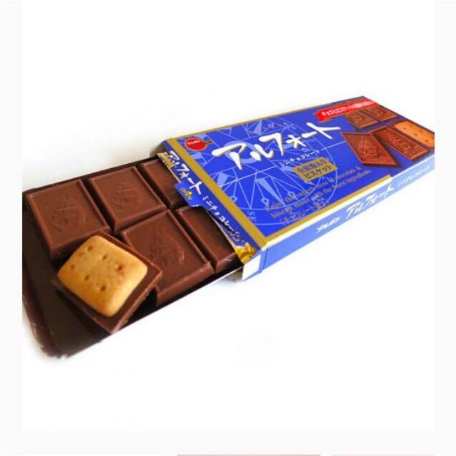 Bourbon Alfort Mini Chocolate Whole Grain Biscuits 12 Pieces