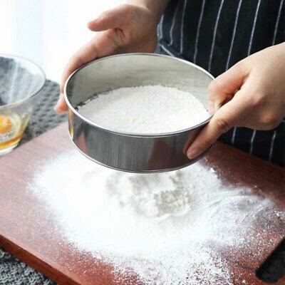 Fine Mesh Sieve 18-8 Stainless Steel Multipurpose Sifter Mesh #30