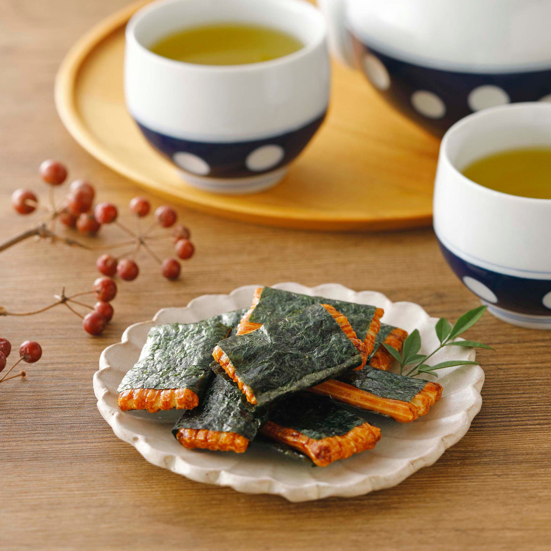J Taste Norimaki Arare Nori Seaweed Rice Crackers (Pack of 10)