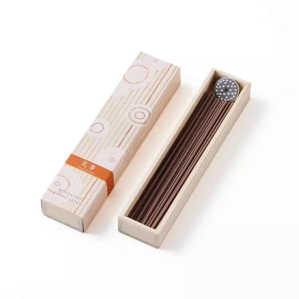 Kousaido Frankincense Long Incense Sticks In Wooden Box 40 ct.