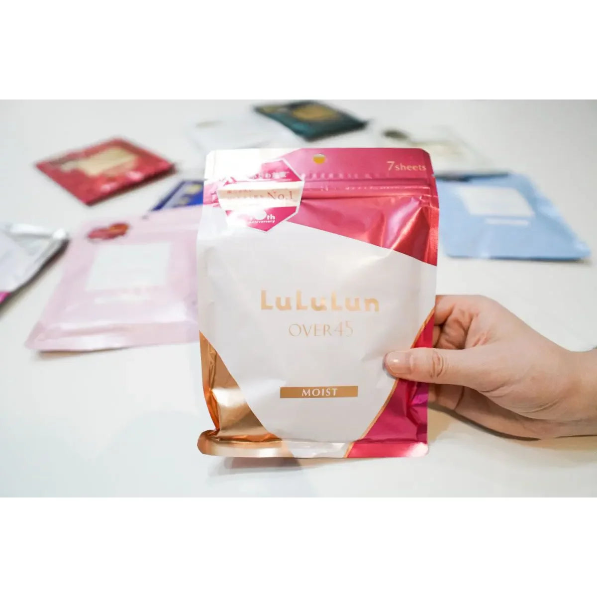 Lululun Over 45 Anti-Wrinkle Moist Face Mask 7 Sheets