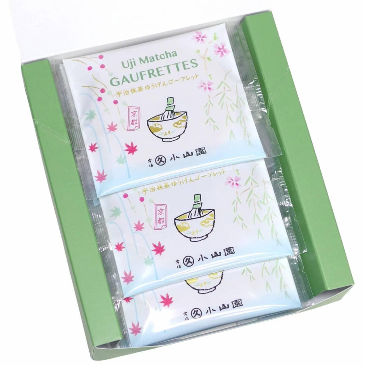 Marukyu Koyamaen Uji Matcha Cream Filled Gaufrettes Waffle Cookies 8 p