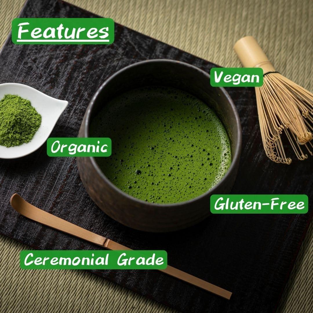 Morihan Certified Organic Uji Matcha Green Tea Powder 30g – Japanese Taste