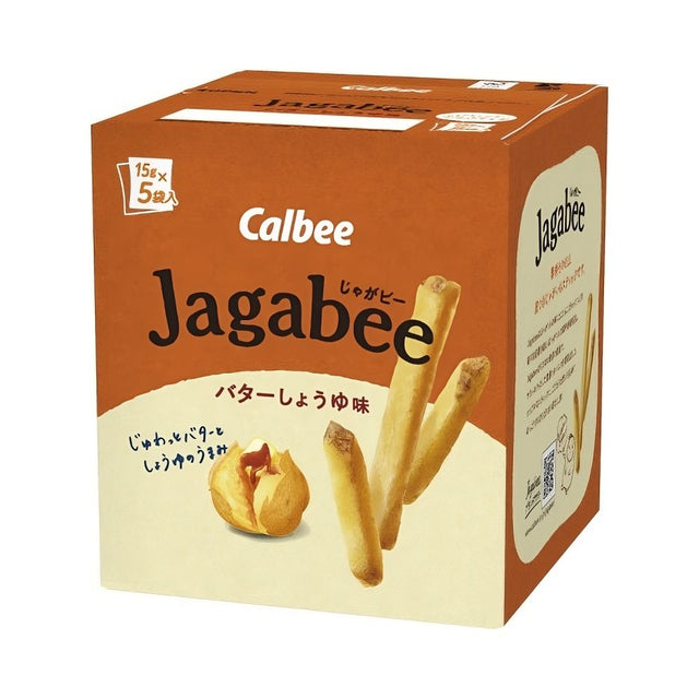 Calbee Jagabee Potato Sticks Snack Butter Soy Sauce (Pack of 3 Boxes) – Japanese Taste