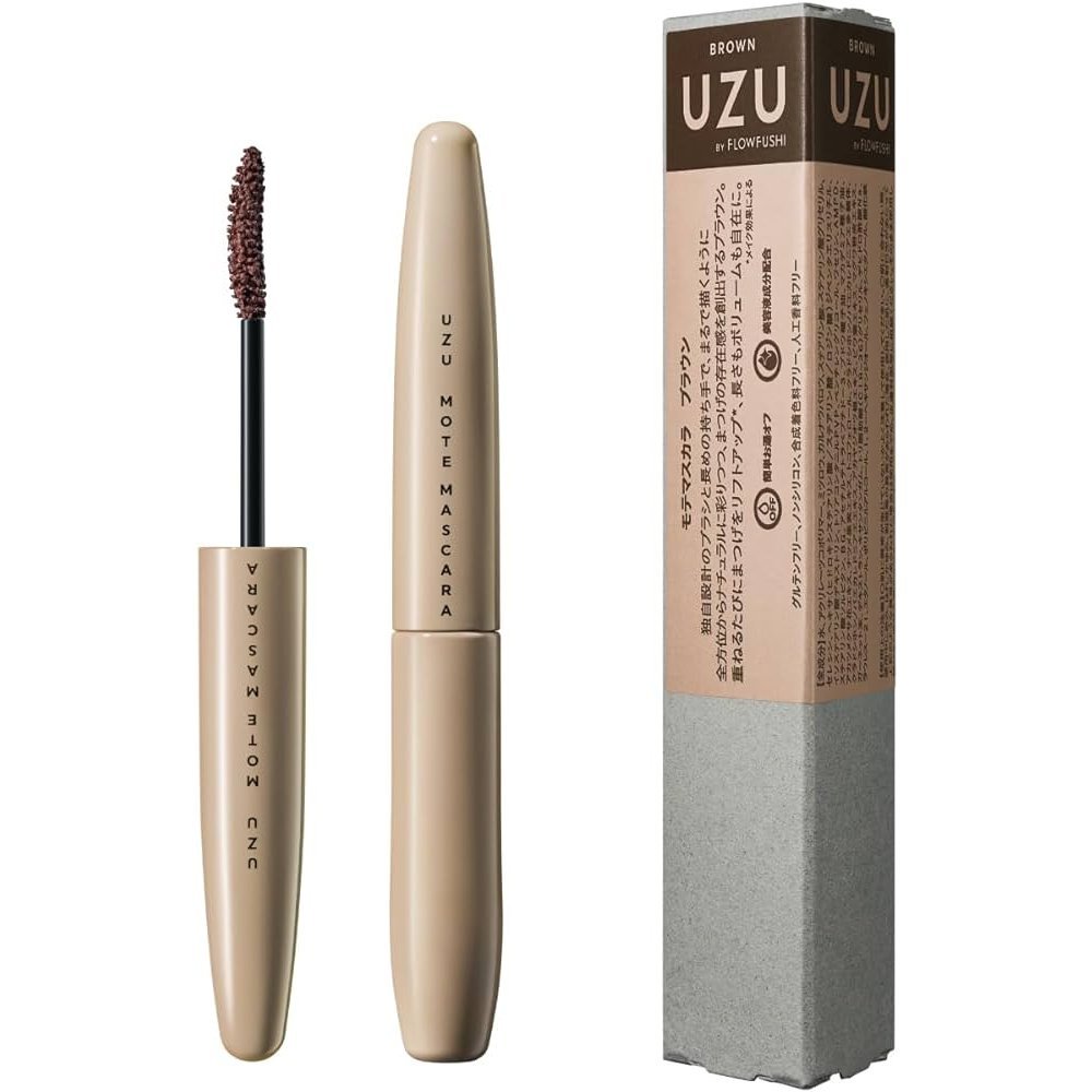 Uzu by Flowfushi Mote Mascara Japanese Brown Colored Mascara 6g – Japanese Taste