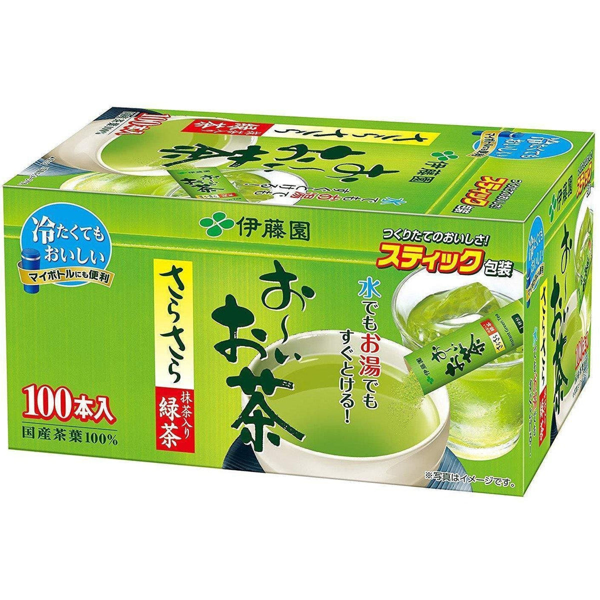 Itoen Oi Ocha Japanese Instant Green Tea Matcha Blend Powder 100 Stick