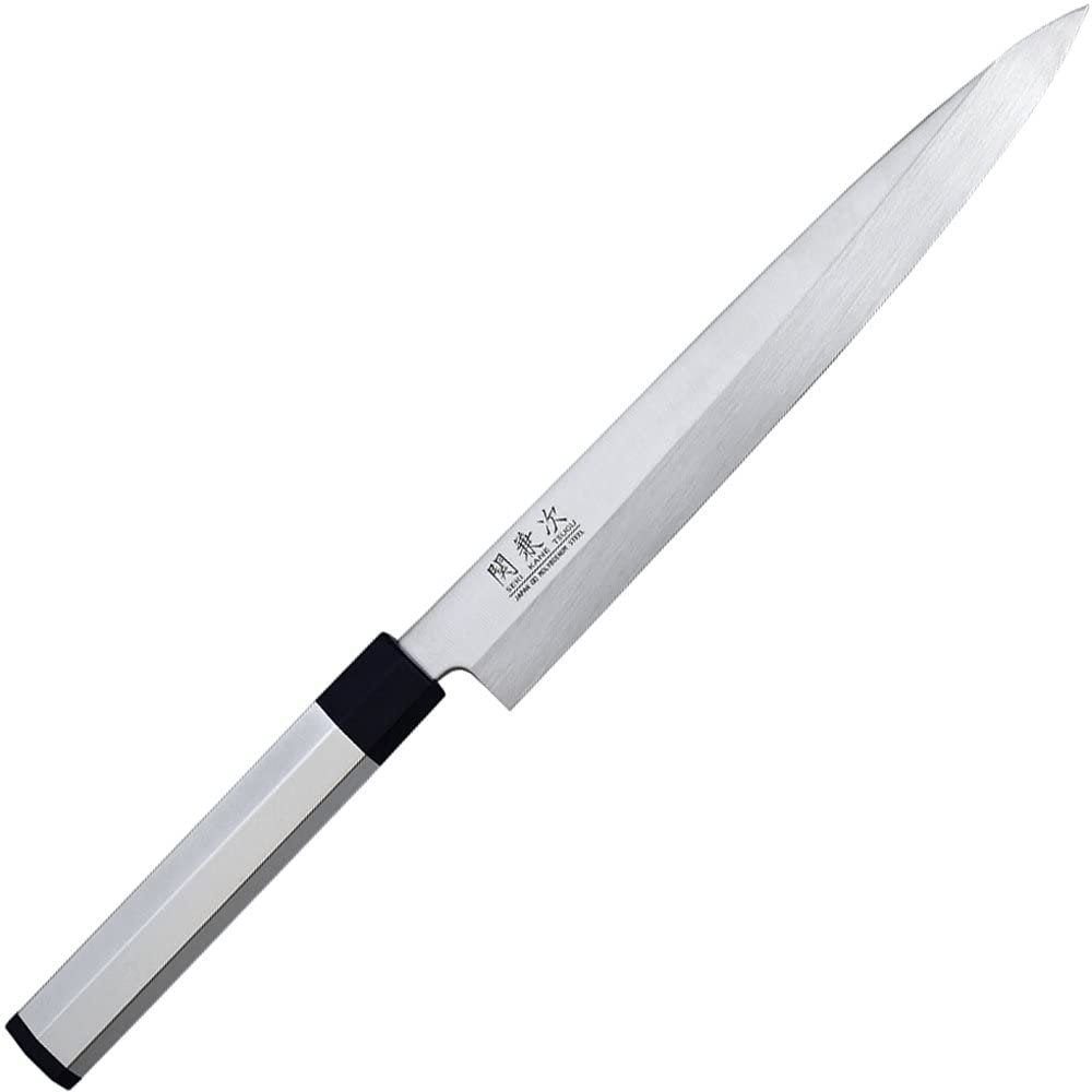 Sekikanetsugu Single Edged Japanese Sashimi Knife with Aluminum Handle ...