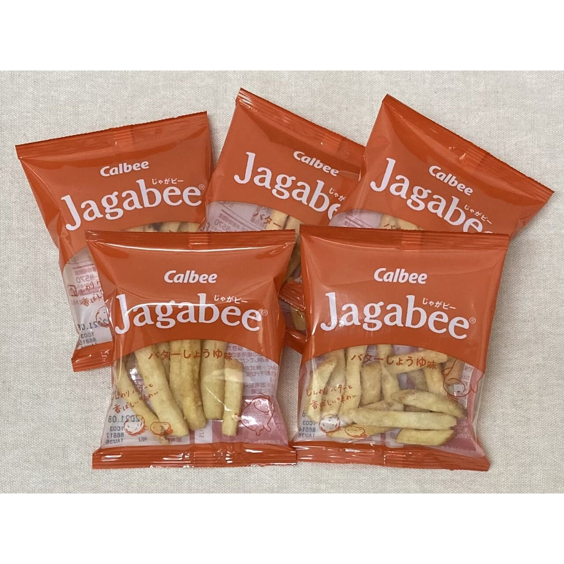 Calbee Jagabee Potato Sticks Snack Butter Soy Sauce (Pack of 3 Boxes) – Japanese Taste