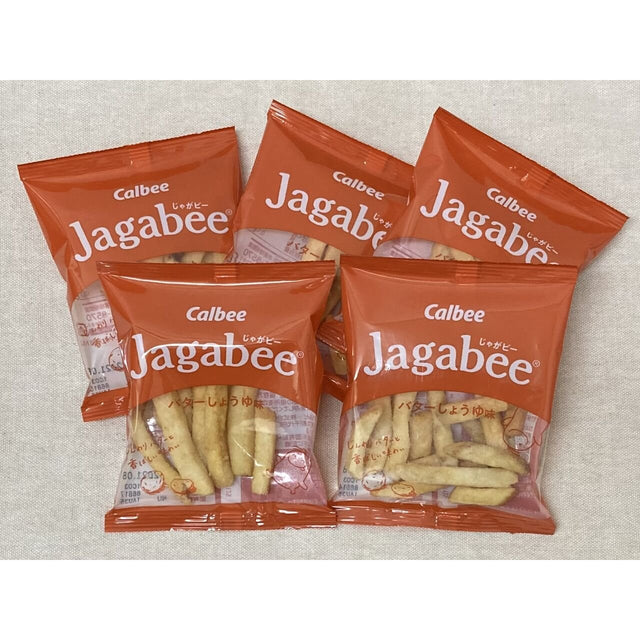 Calbee Jagabee Potato Sticks Snack Butter Soy Sauce (Pack of 3 Boxes) – Japanese Taste
