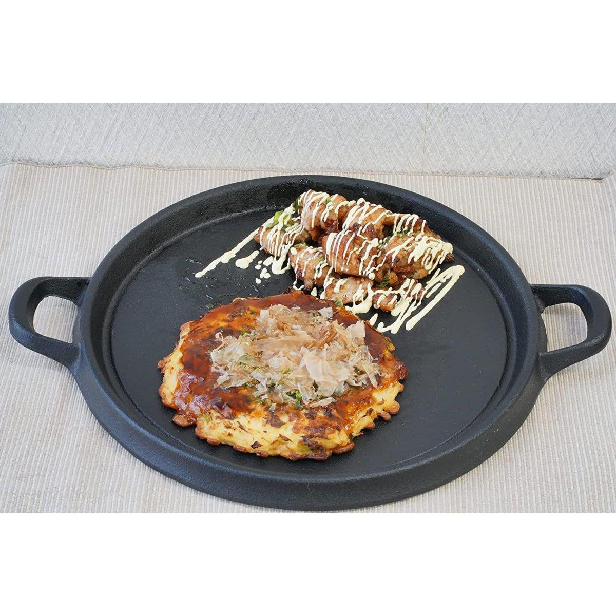 Ikenaga Iron Works Round Cast Iron Hot Plate 28cm