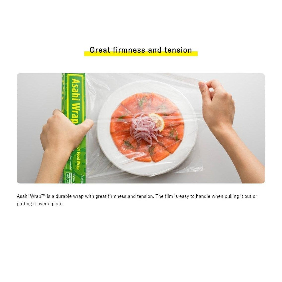 Microwaveable Cling Film Japanese Saran Plastic Wrap 30cm x 50m