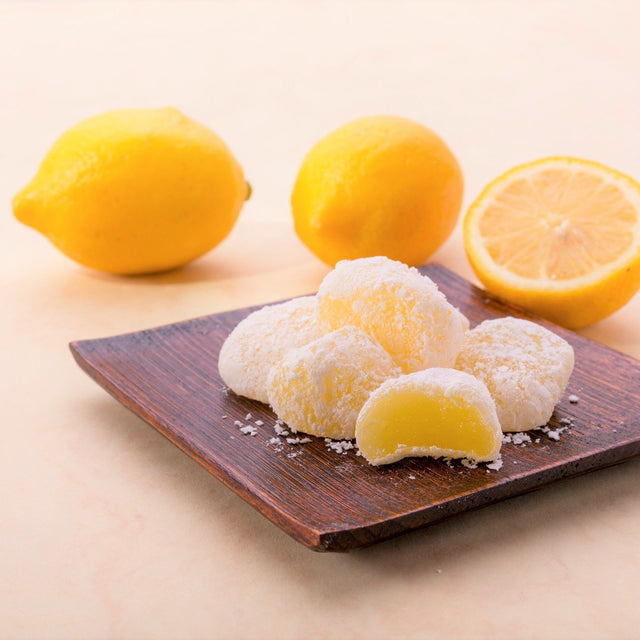 Seiki Bite Sized Daifuku Mochi Snack Setouchi Lemon Flavor 130g (Pack