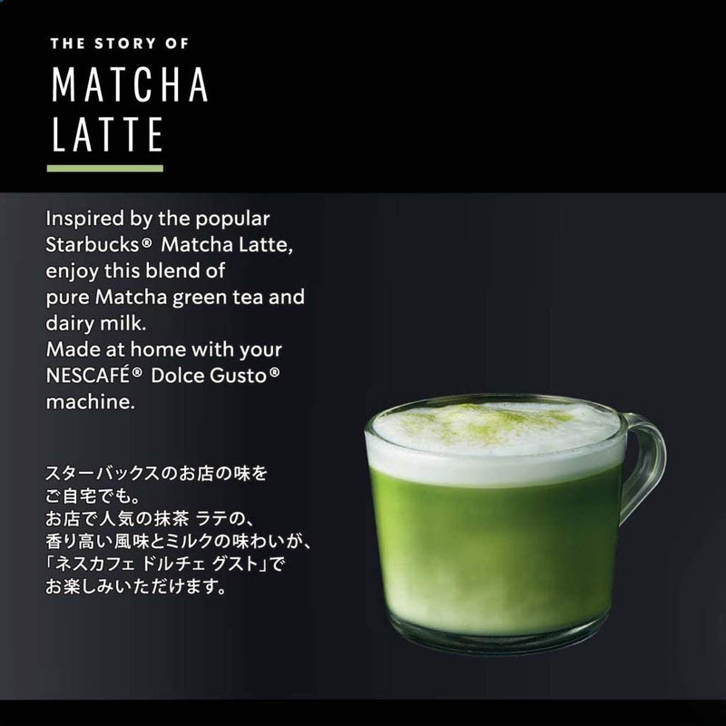Starbucks Matcha Green Tea Latte (Dolce Gusto Capsules) 12 Pods