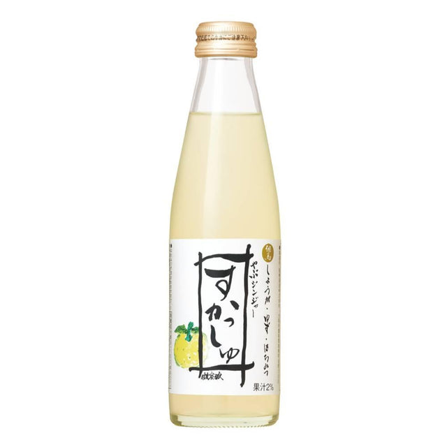 Tajima Jozo Sparkling Yuzu & Yabu Ginger Vinegar Soda Drink 200ml