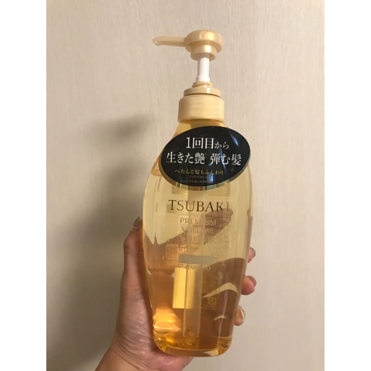 Tsubaki Shampoo Premium Volume & Repair Camellia Hair Shampoo 450ml
