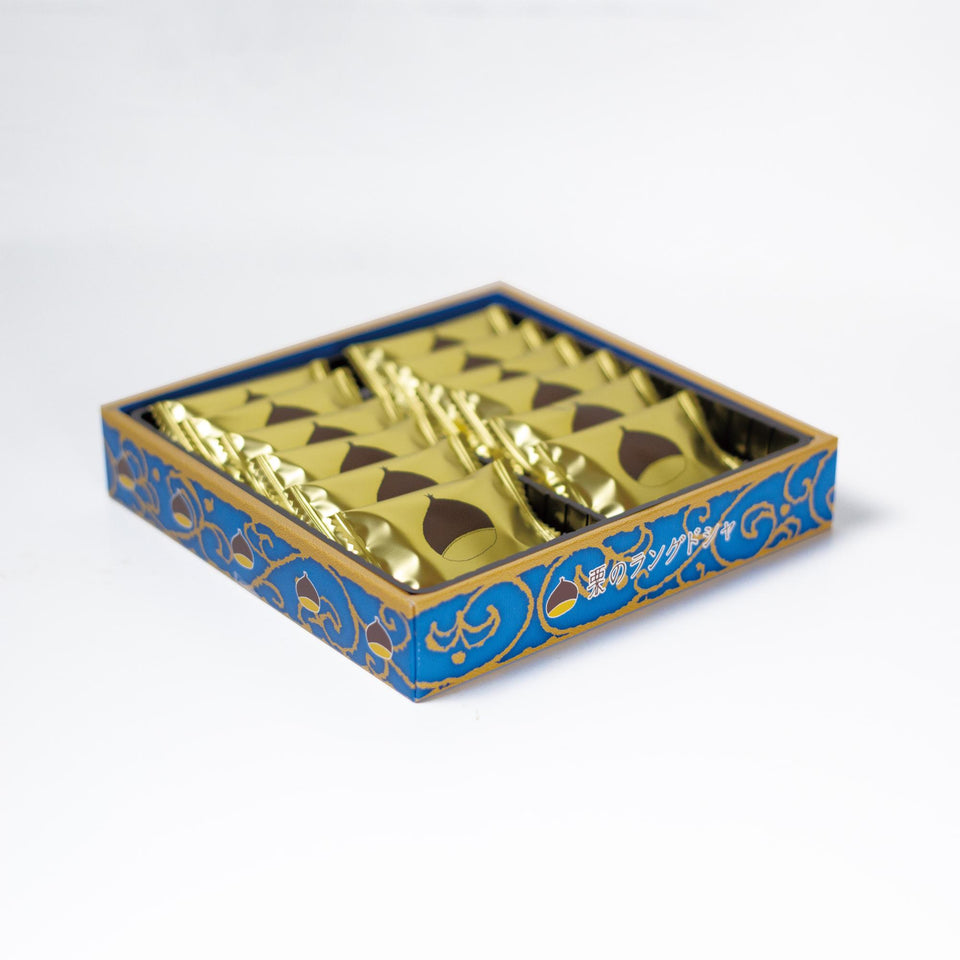 Ujien Langue de Chat White Chocolate Chestnut Sandwich Cookies 12 ct.